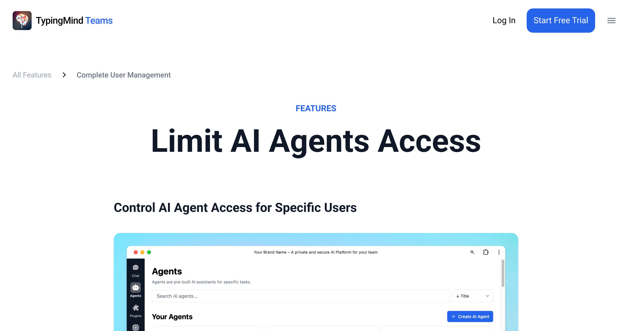 TypingMind Custom - Limit Ai Character Access
